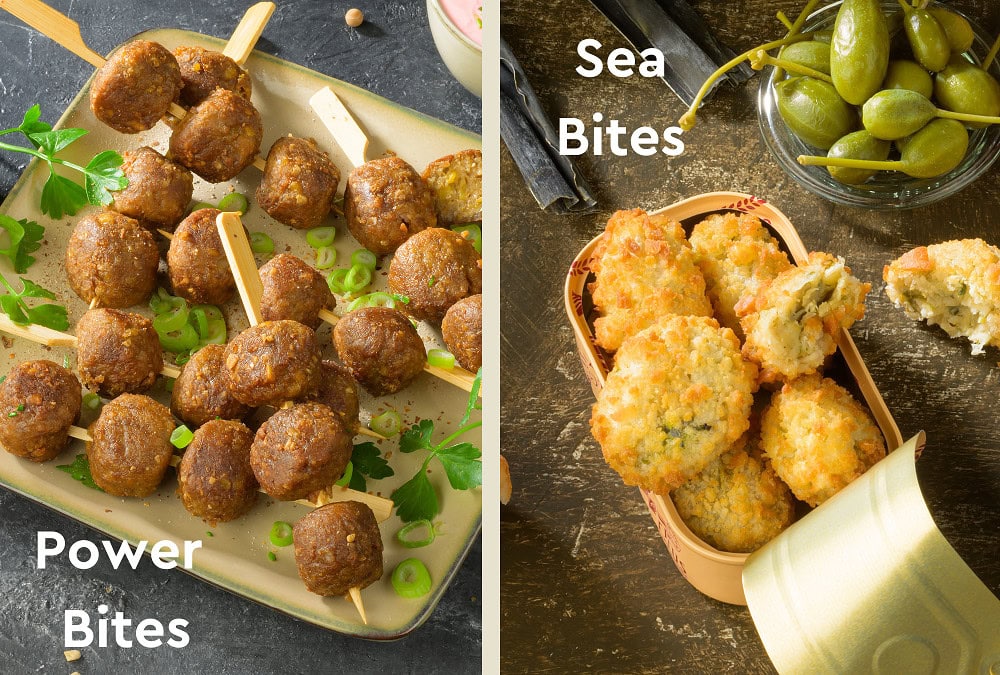 Innovative plant-based snacks: Power Bites and Sea Bites